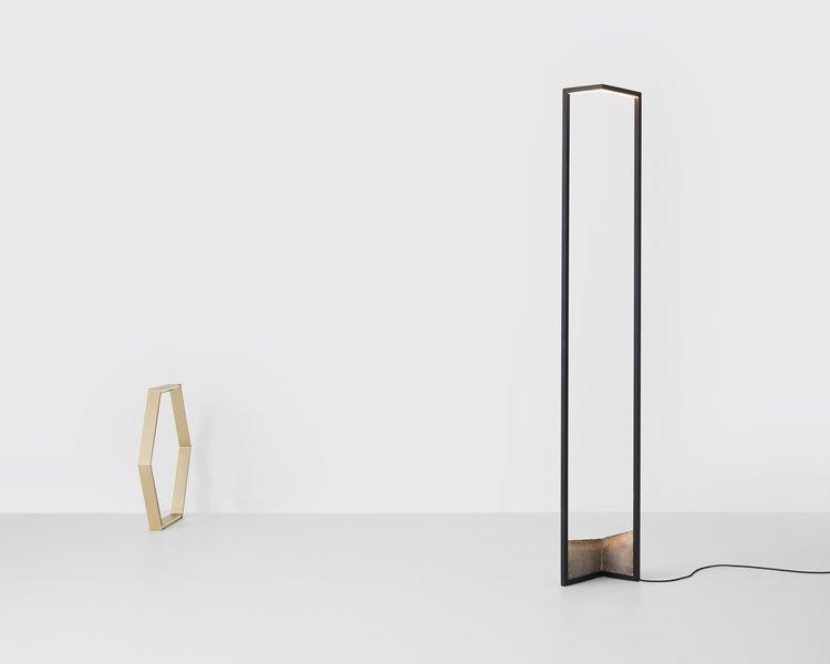 Foundry - Contemporary Rectangular Floor Light | Resident