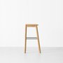 Tangerine Stool, Natural Oak | Resident