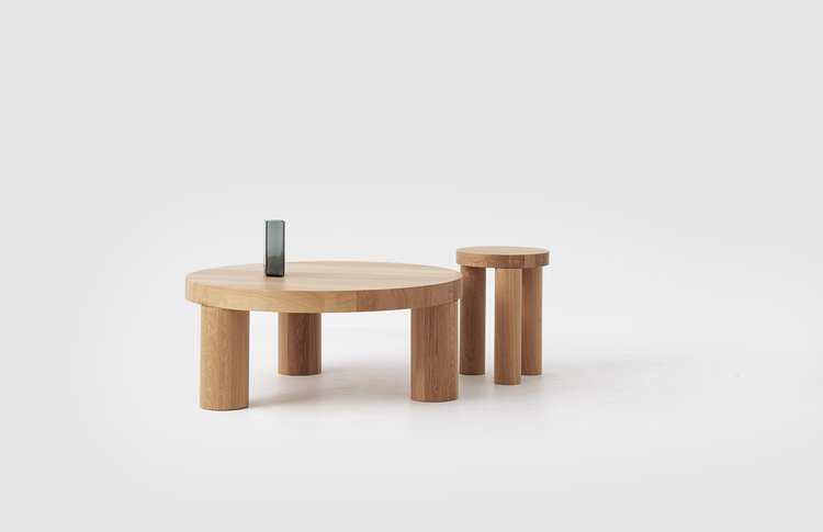 Resident | Offset - Modern Stool/Sidetable